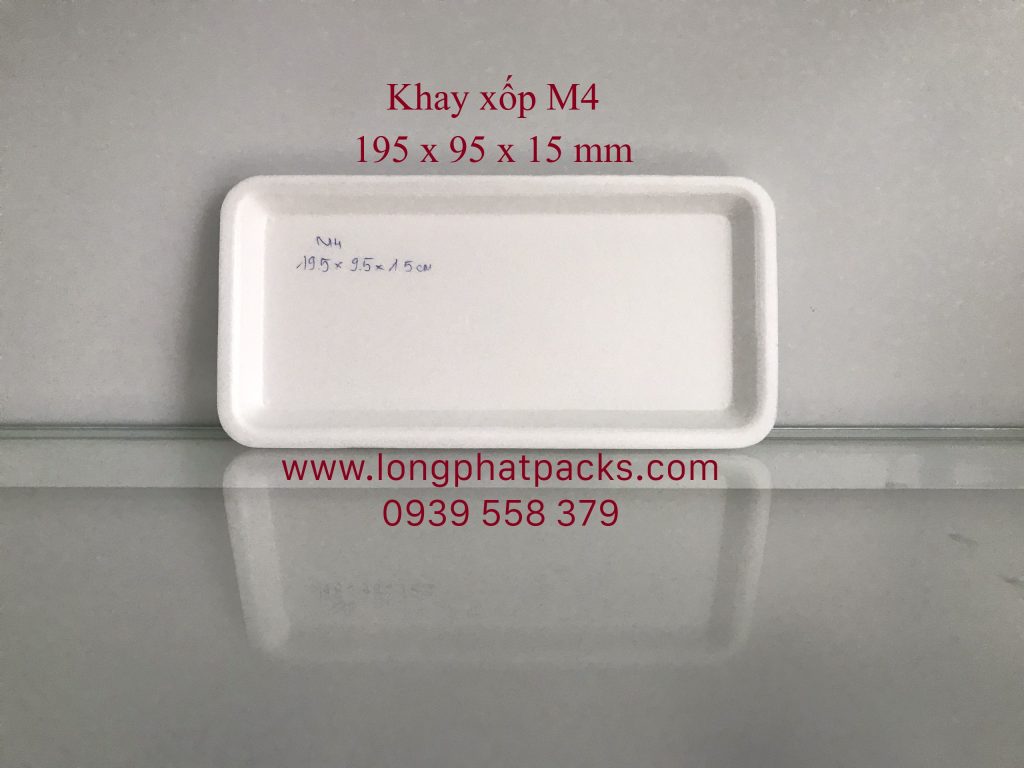 KHAY XỐP M14 ĐEN - BAO BÌ LONG PHÁT - ĐÓNG GÓI THỰC PHẨM