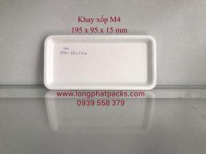 KHAY XỐP M16 ĐEN - BAO BÌ LONG PHÁT - ĐÓNG GÓI THỰC PHẨM