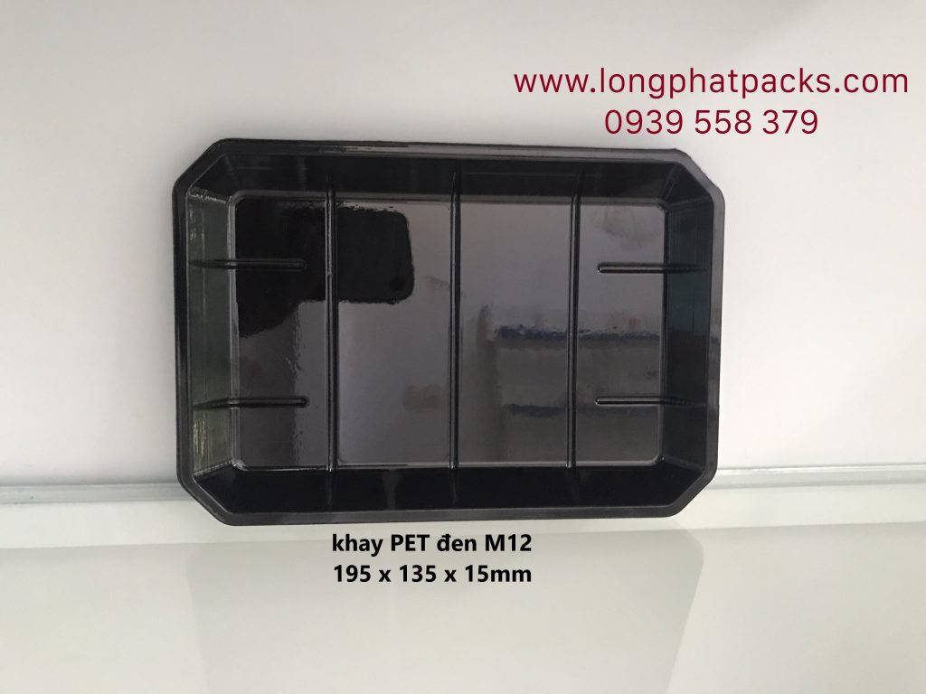 KHAY NHỰA PP ĐEN - BAO BÌ LONG PHÁT GIA CÔNG ĐỊNH HÌNH