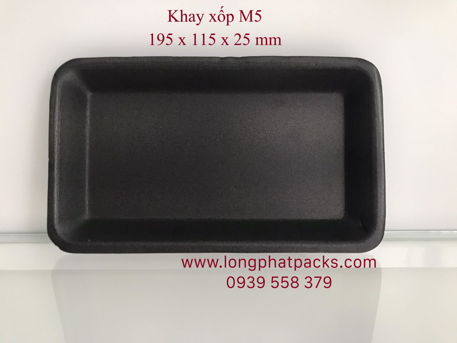 KHAY XỐP VUÔNG 801003 - BAO BÌ LONG PHÁT