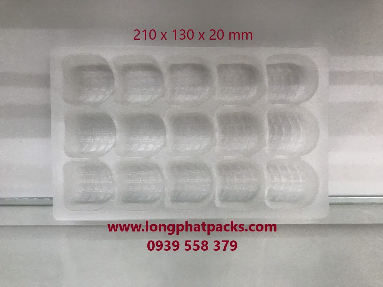 KHAY NHỰA ĐỰNG BÁNH 4 Ô - CÔNG TY BAO BÌ LONG PHÁT